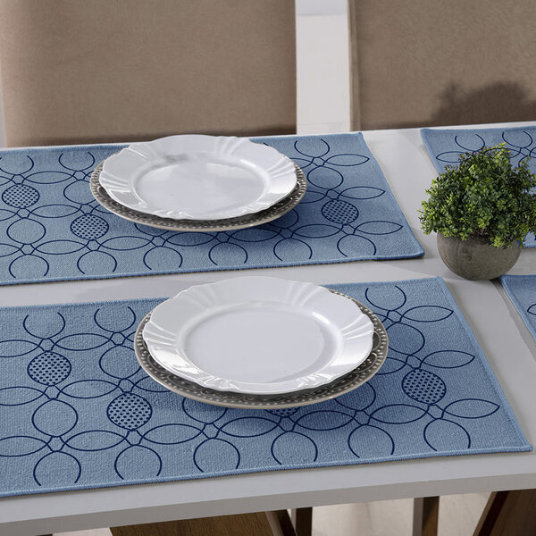 Jogo Americano Azul Eclipse Azul 33x50 2pç | Leroy Merlin