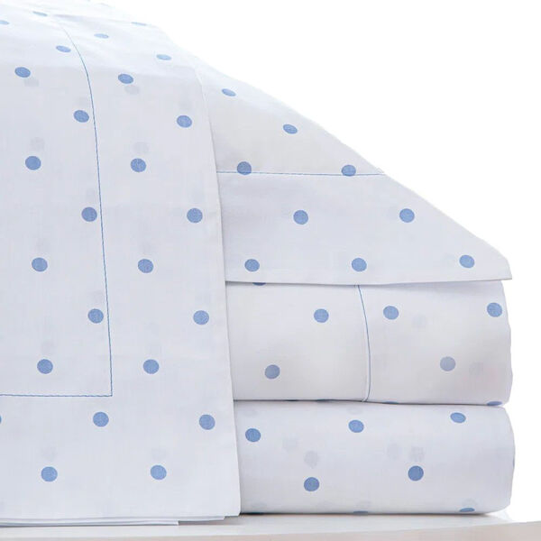 Jogo Cama Casal Scavone 200 Fios New Stella Azul | Leroy Merlin