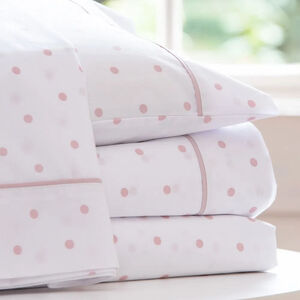 Jogo Cama Solteiro Scavone 200 Fios Básico Stella Rosa | Leroy Merlin