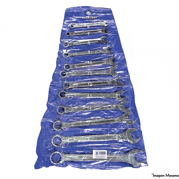 Jogo Chave Combinada Com 10 Peças 6 A 17mm Excellent | Leroy Merlin