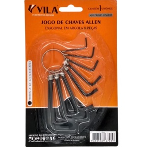 Jogo Chaves Allen Curta 1 5 A 10 Mm C/ 9 Pçs Vonder | Leroy Merlin