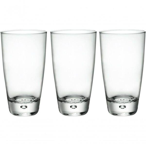 Jogo De 3 Copos Luna Long Drink Bormioli Rocco Luxo 350ml | Leroy Merlin