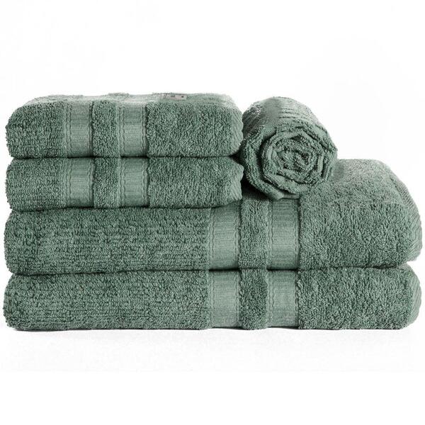 Jogo De Banho Toalhas Vegas 5 Peças Verde Erva Doce | Leroy Merlin