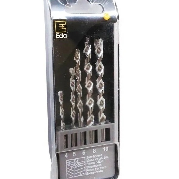 Jogo De Broca Com Ponta De Widea Alvenaria Concreto 5 Peças - 9jz ...