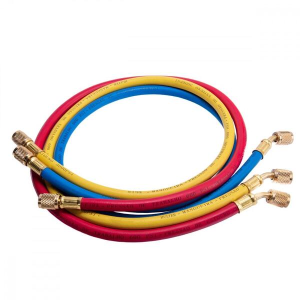 Jogo De Mangueiras Para Manifold Hulter 1/4"x1/4" 90cm Ht5336f | Leroy ...