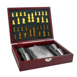Jogo De Xadrez Com Kit Cantil De Bolso 200ml 4 Copos E Funil | Leroy Merlin