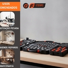 Jogo Ferramentas Famastil 110 Peças com Alicate Universal Soquetes ...