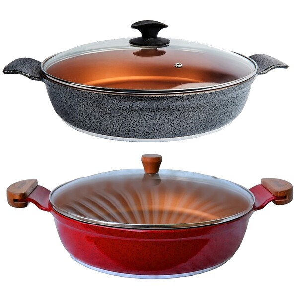 Jogo Frigideiras Antiaderente Gold Javali Aa E Am 30cm N03 | Leroy Merlin