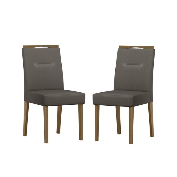 Kit 02 Cadeiras Para Mesa De Jantar Estofada Bella Luxo - Édecasamóveis - 0004-328-amendoa-lo01 ...