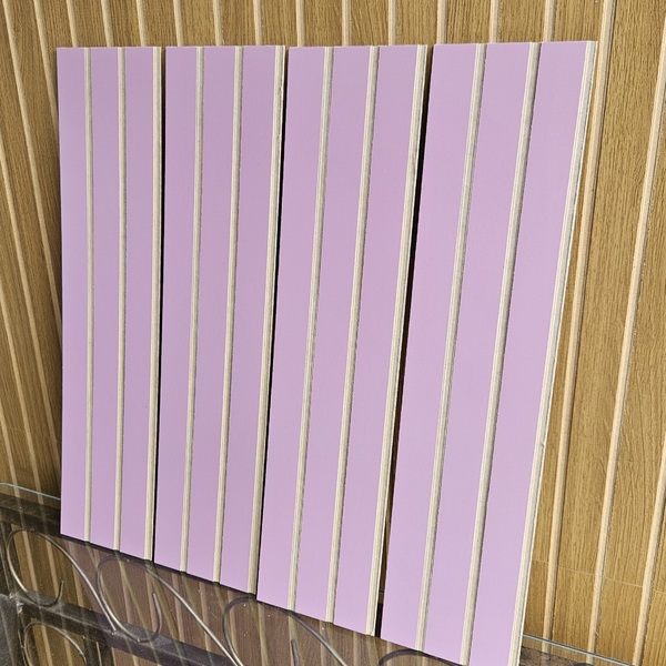 Kit 100 Unidades - Revestimento Ripado Placa Mdf Painel Decorativo 45 X ...