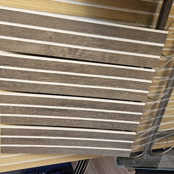 Kit 100 Unidades - Revestimento Ripado Placa Mdf Painel Decorativo 45 X ...