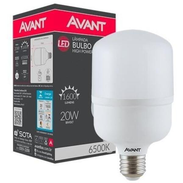 Kit 10 Lâmpada Led Bulbo E27 20w 6500k Bivolt | Leroy Merlin