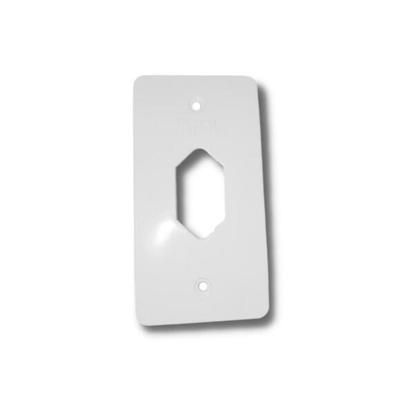 Kit 10 Placa Tomada Hexagonal Normal Branco 1'' Inpol | Leroy Merlin