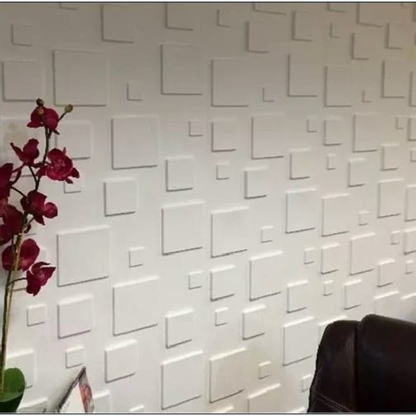 Kit 10 Placas 3d De Pvc Adesivas Revestimento De Parede Mod.oriza -2,5m² | Leroy Merlin