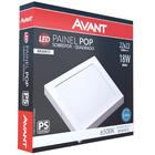 Kit 10 Plafon Painel Led Avant Pop 18w Branco 6500k 1080 Lúmens ...