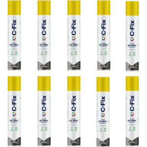 Kit 10 Tintas Spray Amarelo Uso Geral Inter/exter 400ml Cfix | Leroy Merlin