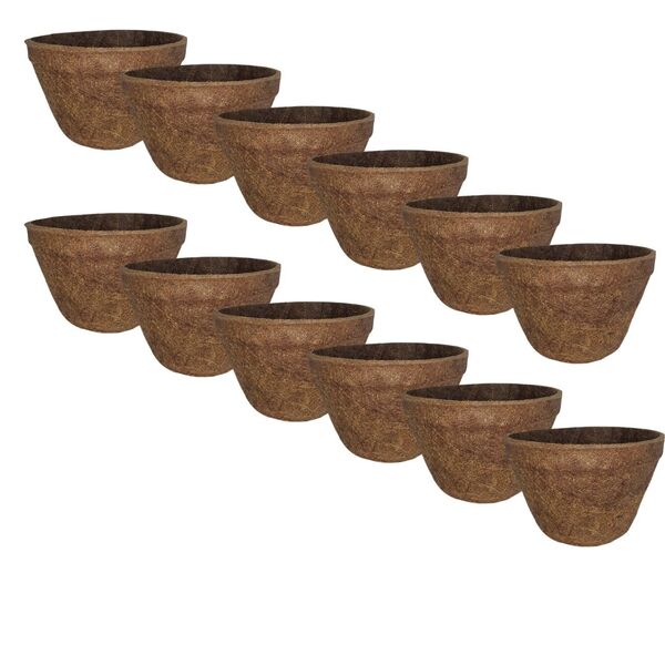 Kit 12 Vasos De Fibra De Coco Nº 10 | Leroy Merlin