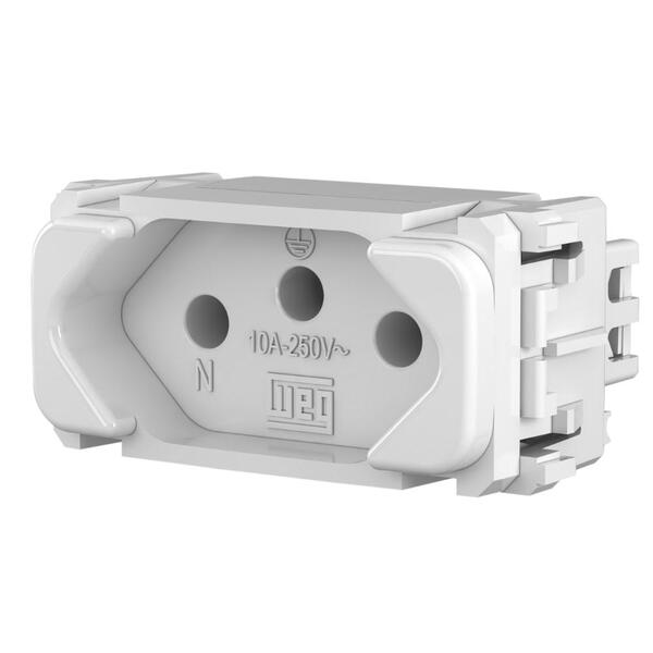 Kit 20 Modulos Tomada 10a E 1 Modulo Rotativo Compose | Leroy Merlin