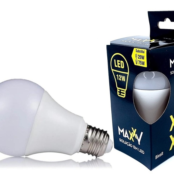 Kit 25 Lâmpadas Led Bulbo 12w Fria - Frio (6500k) | Leroy Merlin