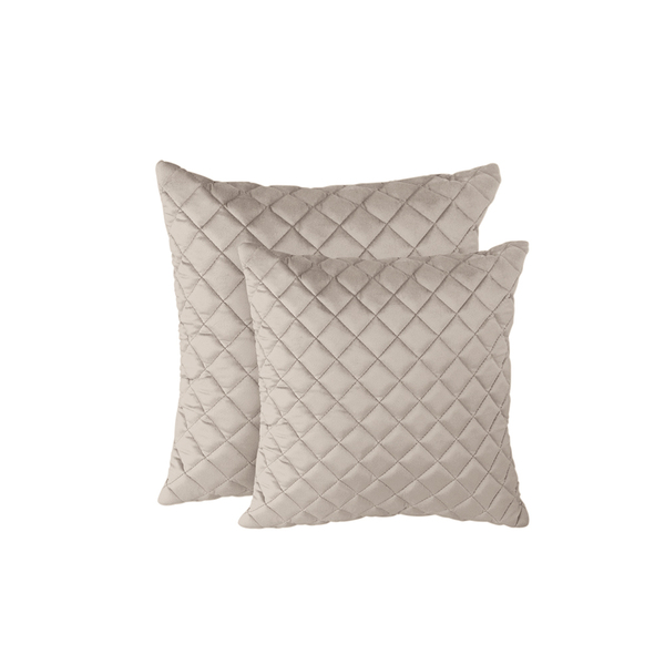 Kit 2 Almofadas Tressê 50x50cm E 40x40cm Veludo Perfectly Pale - Nexta ...