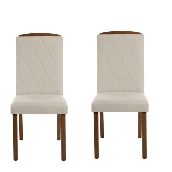 Kit 2 Cadeiras Daisy Com Pés Em Madeira Maciça Natural/linked 02 ...