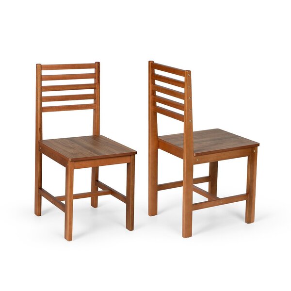 Kit 2 Cadeiras Em Madeira Maciça E Assento Em Mdf Bp 15mm Luna Madeira ...