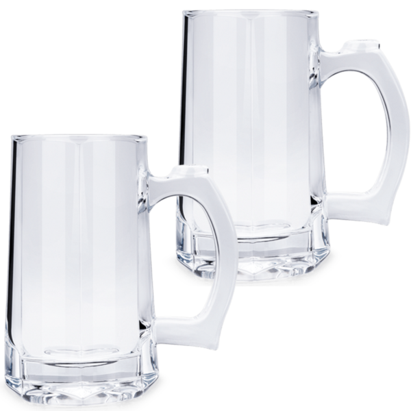 Kit 2 Canecas Para Chopp E Cerveja De Vidro Copo Beer Glass Pavillion 350ml | Leroy Merlin