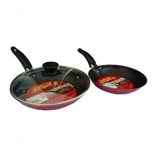 Kit 2 Frigideiras Antiaderente 22cm E 18cm Cereja Docesar | Leroy Merlin