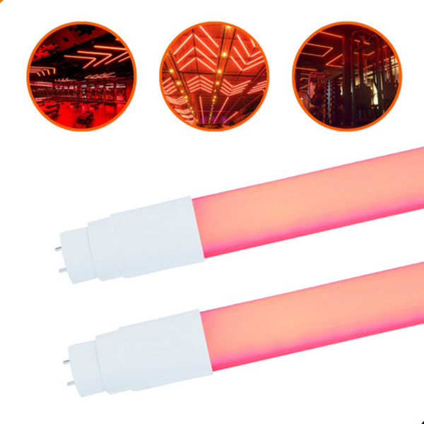 Kit 2 Lâmpadas Tubular Coloridas 20w De Led T8 120 Cm - Vermelho ...
