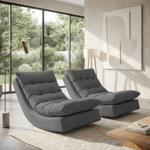 Kit 2 Poltronas Leve Balanço Linho Premium Easy Clean Luxo Balance Para ...