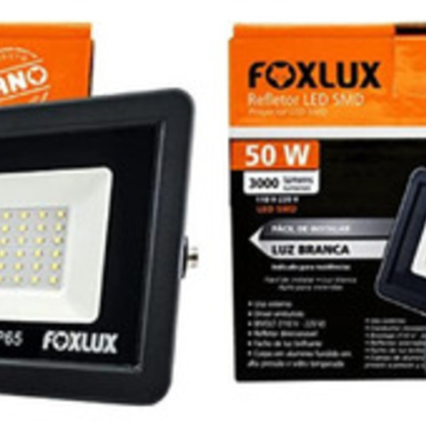 Kit 2 Refletor Led Foxlux 50w 6500k Bivolt | Leroy Merlin