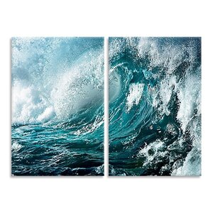 Kit 2 Telas Decorativas Mar Ondas | Leroy Merlin