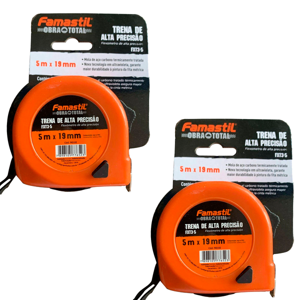 Kit 2 Trenas De Alta Precisão 5m X 19mm Famastil | Leroy Merlin
