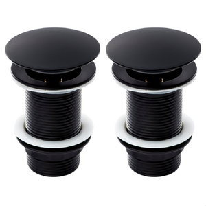 Kit 2 Válvula Click Luxo Inteligente Inox 1.1/4 Preta Black | Leroy Merlin