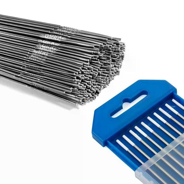 Kit: 3 Eletrodo De Tungstênio 0,8% De Zircônio Ponta Branca 1,6mm + 500g Vareta De Solda Tig ...