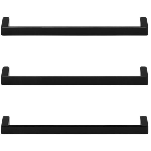 Kit 3 Puxadores Torralba Alça Para Móveis 20cm Preto Fosco O | Leroy Merlin