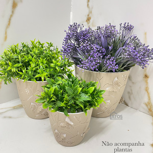 Kit 3 Vasos Jarros De Planta Cachepot 3d Decorativo | Leroy Merlin