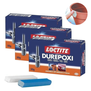 Kit 3und Massa Adesiva Epóxi Durepoxi 50g Loctite Cinza | Leroy Merlin
