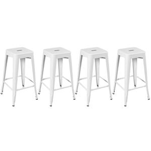 Kit 4 Banquetas Altas 76 Cm Branco | Leroy Merlin