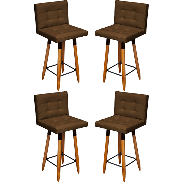 Kit 4 Banquetas Grace Alta Para Areá Gourmet E Balcão Área Gourmet ...