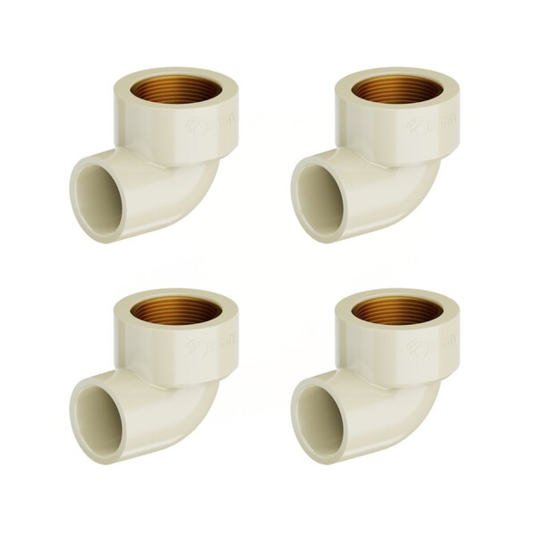 Kit 4 Joelho 90º Transição Aquatherm Cpvc 22mm X 3/4'' Tigre | Leroy Merlin