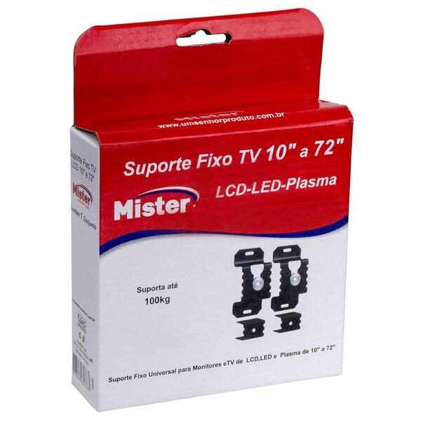 Kit 4 Suporte Universal Para Tv Lcd - Led - Plasma - Mister | Leroy Merlin