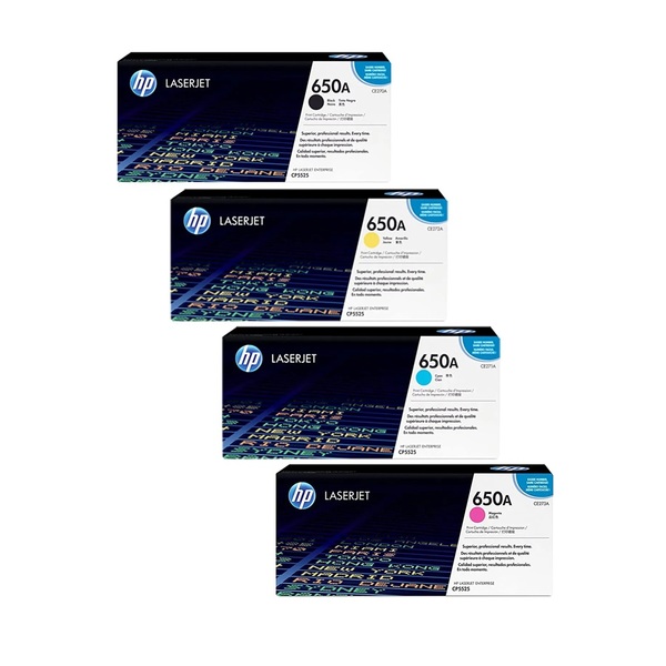 Kit 4 Toner Hp 650a Preto + Coloridos Original Laserjet | Leroy Merlin