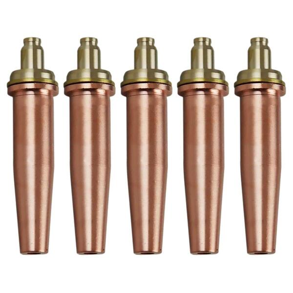 Kit 5 Bico De Corte Para Maçarico 1503 N° 4 N°6 N°8 N°10