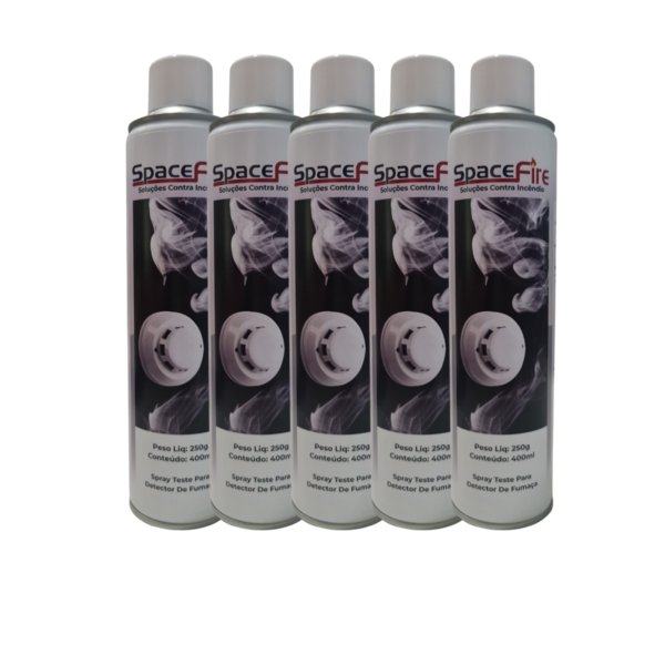 Kit 5 Sprays Teste Detector Fumaça Spacefire | Leroy Merlin
