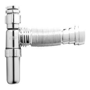 Kit 6 Sifão Copo Sanfonado Cromado Astra | Leroy Merlin