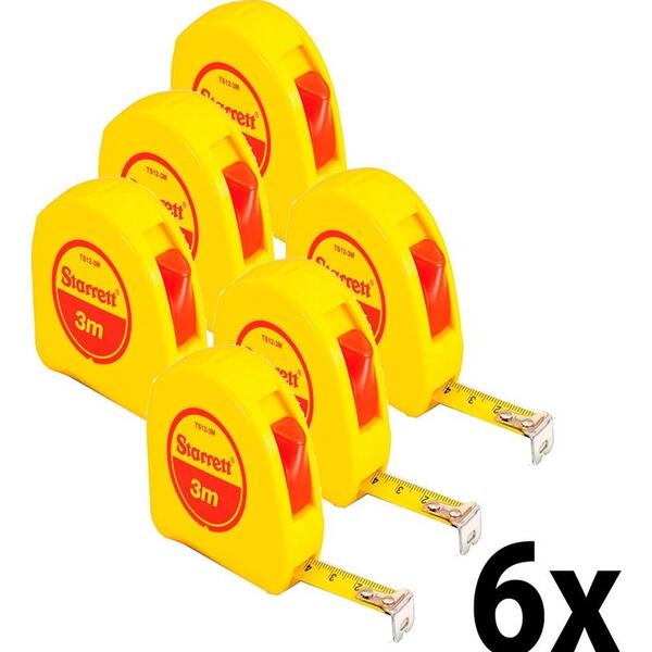 Kit 6 Trena 3metros - 10'' Starret | Leroy Merlin