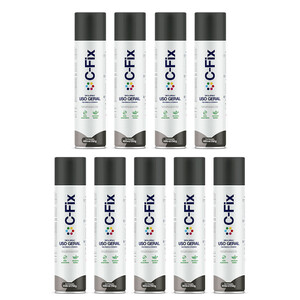 Kit 9 Tintas Spray Grafite Uso Geral Inter/xterno 400ml Cfix | Leroy Merlin