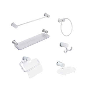 Kit Acessórios para Banheiro Plástico Branco Unic | Leroy Merlin