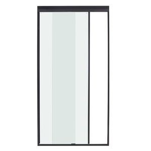 Box para Banheiro 100x200cm Vidro Incolor Frontal de Correr 2 Folhas ...